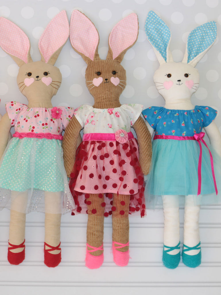 Toy Sewing Patterns | Rag Doll & Stuffed Animal Patterns – TREASURIE