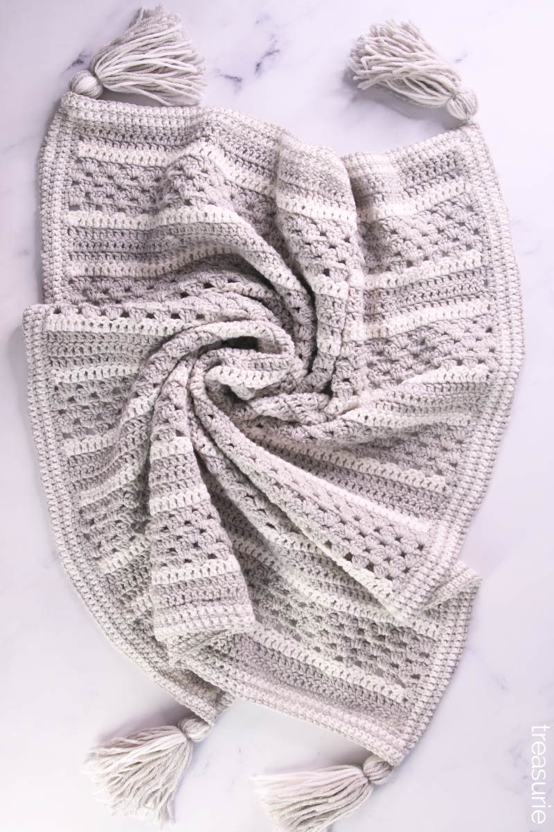 Double Crochet Throw Pattern – TREASURIE