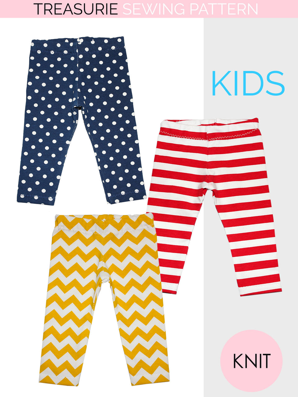 Girls Leggings Sewing Pattern – TREASURIE