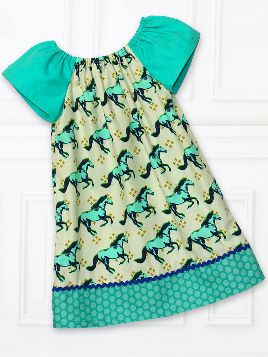 Anna Peasant Dress Sewing Pattern - Baby – TREASURIE