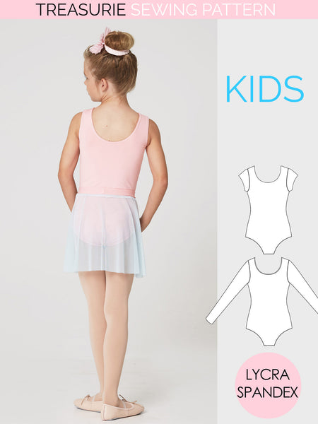 Girls leotard sewing pattern #4 – TREASURIE