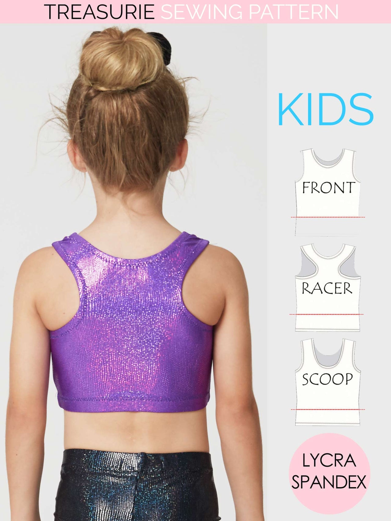 Girls dance tops pattern #1 – TREASURIE