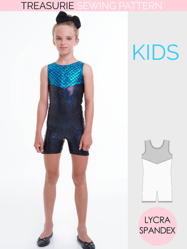 Unitard Patterns - Girls UNITARD#2 (LU02) – TREASURIE