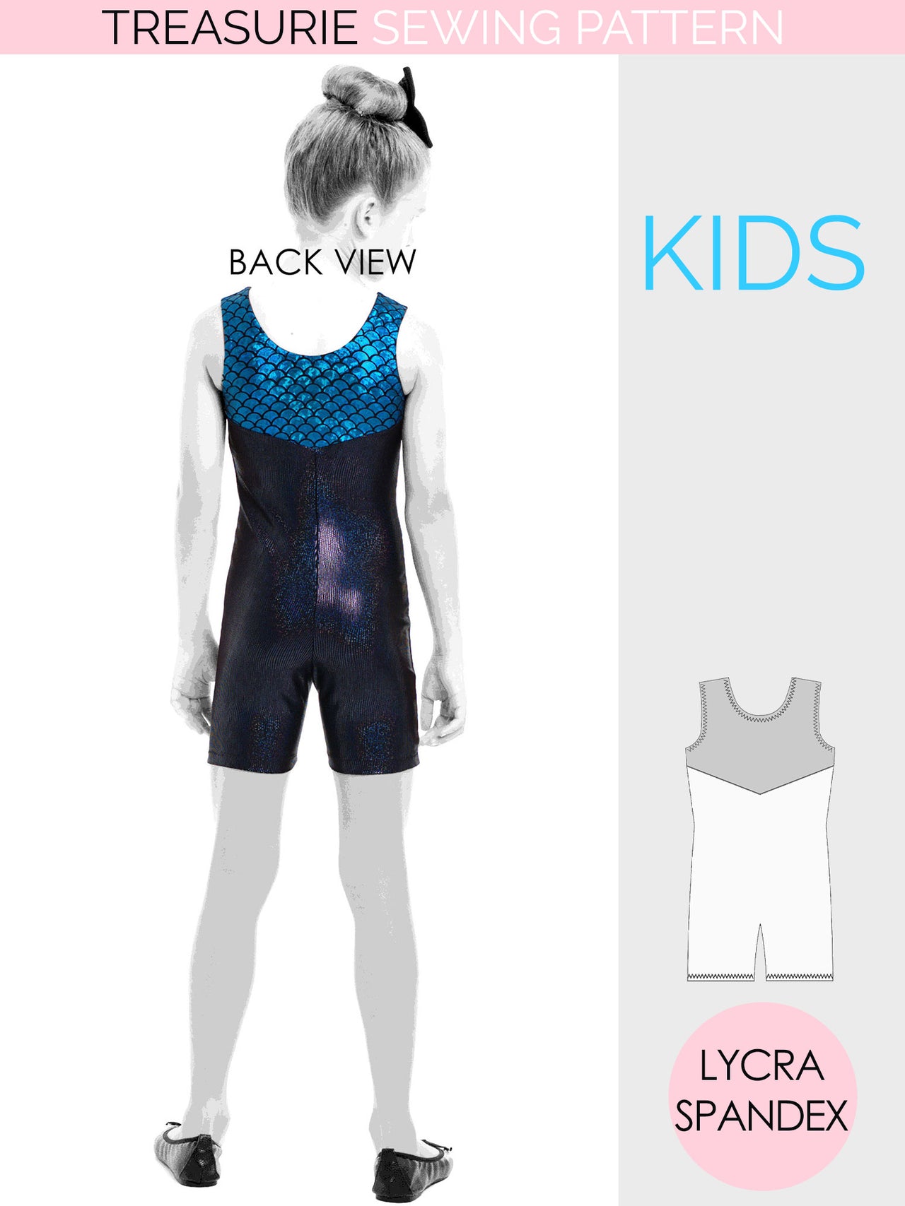 Unitard Patterns - Girls UNITARD#2 (LU02) – TREASURIE