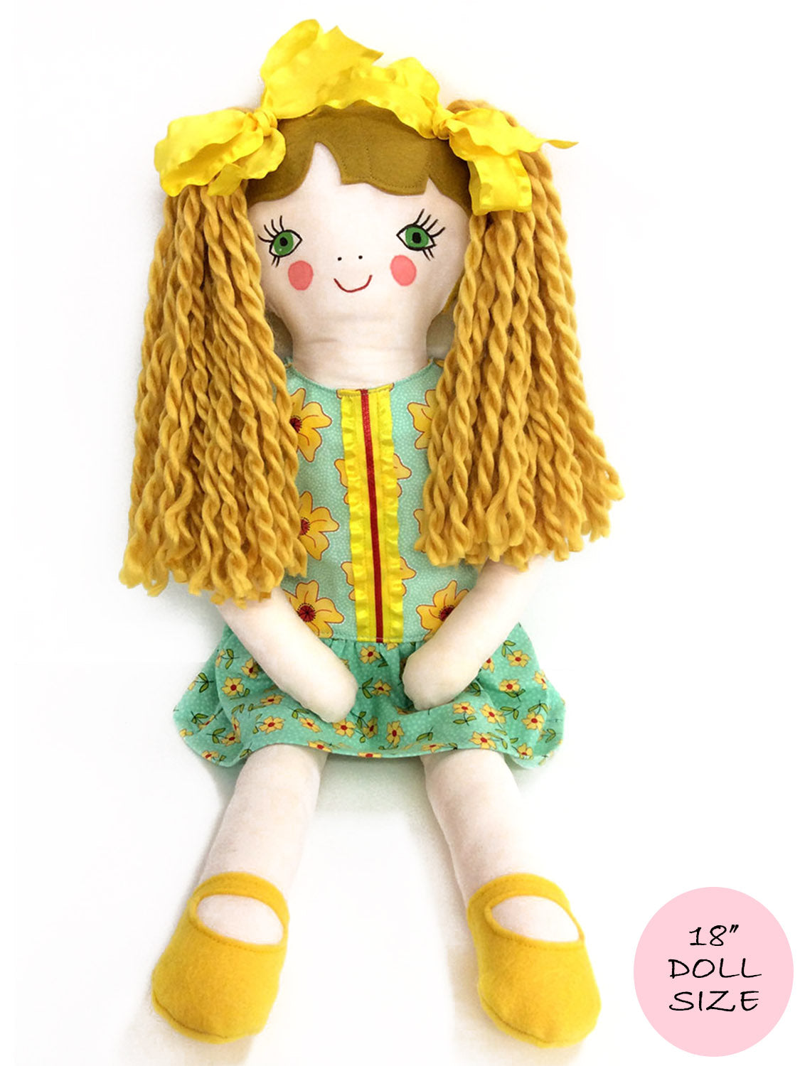 MILLY: 18 inch Doll Pattern - Fabric Doll Pattern, Rag Doll Pattern ...