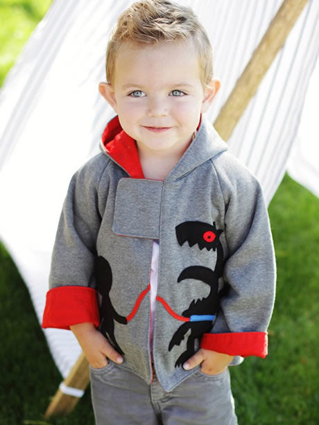 Monster Jacket Boys Sewing Pattern – TREASURIE