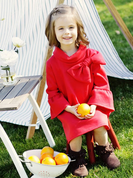 Elke Girls Dress Sewing Pattern – TREASURIE