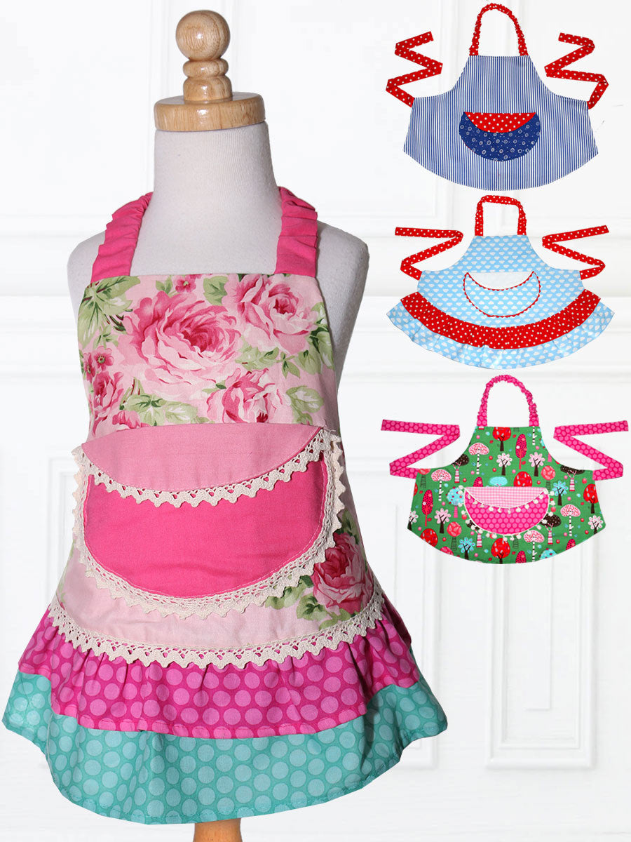 Childrens Apron Sewing Pattern – TREASURIE