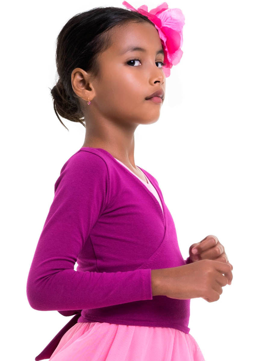 Girls wrap top pattern (s509) – TREASURIE