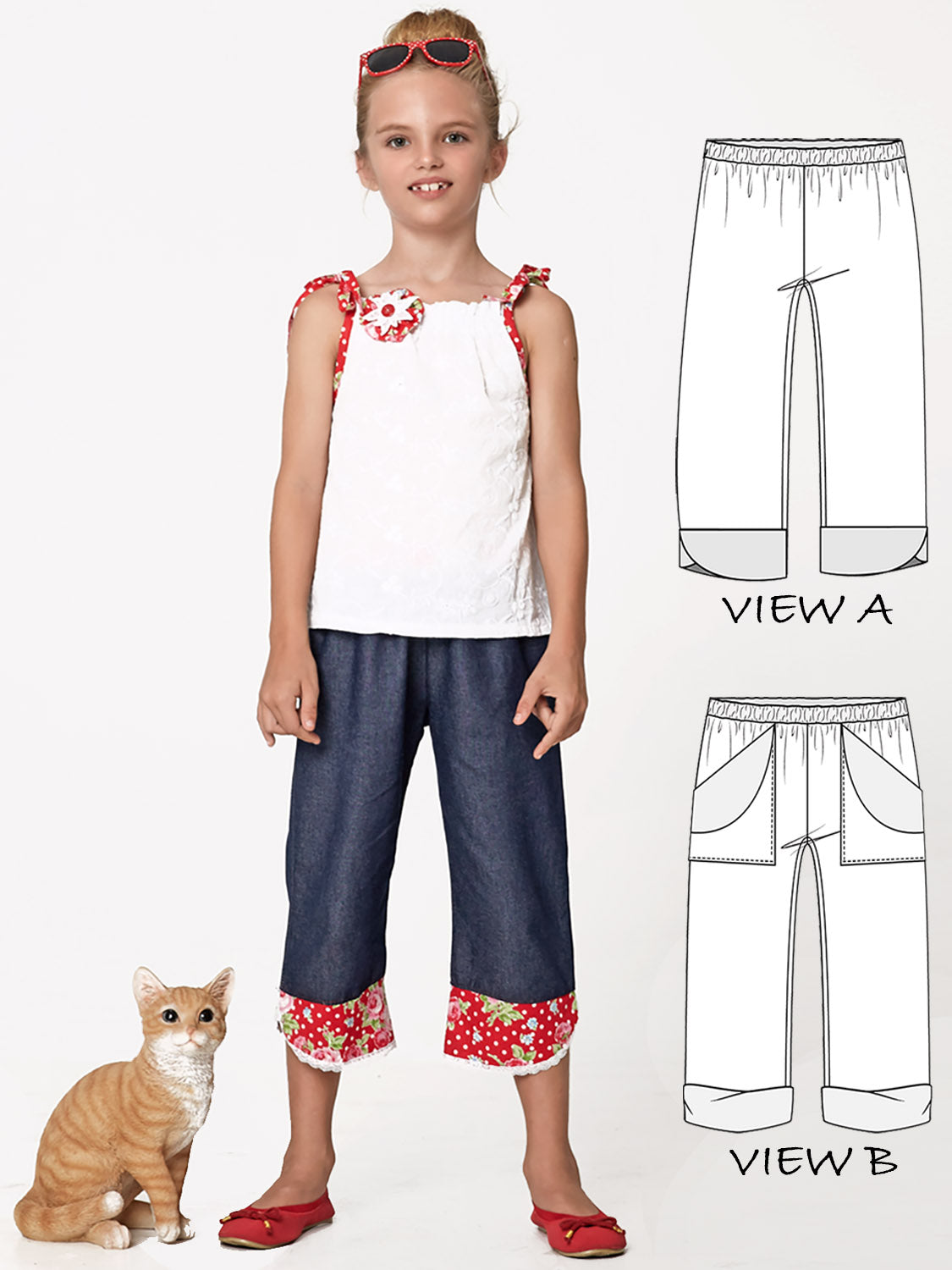 Ruby Pants sewing pattern – TREASURIE