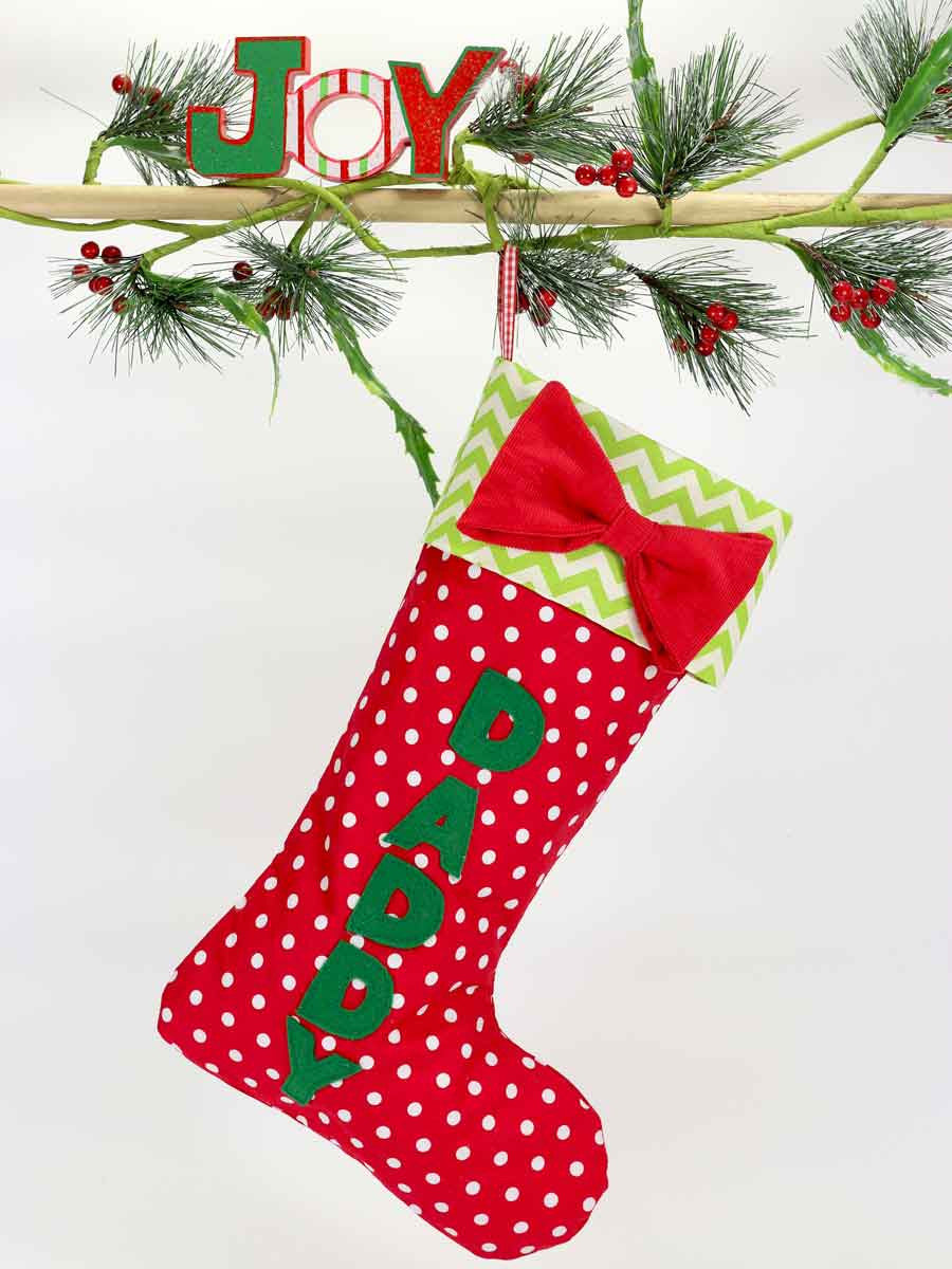 Christmas Stocking Sewing Pattern – TREASURIE