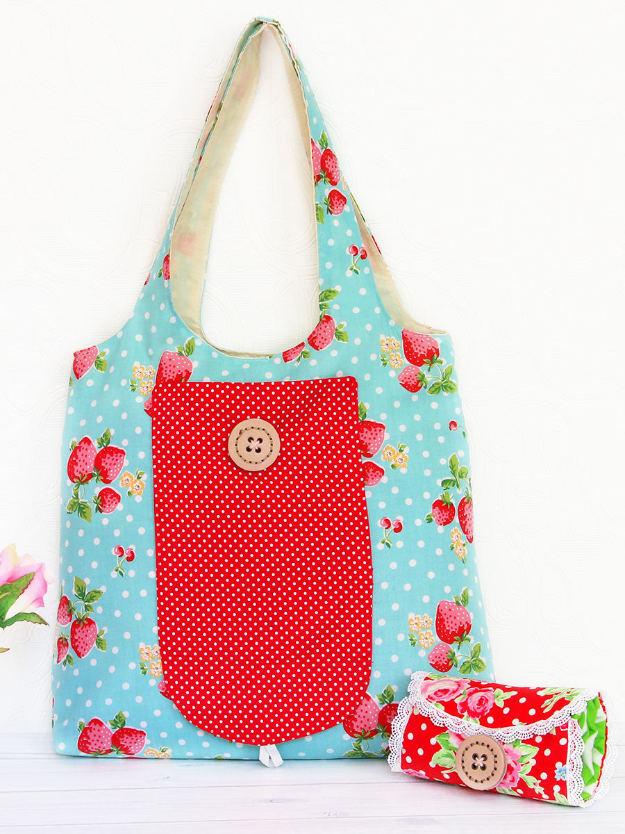 (B908) Georgie Foldable Bag Pattern – TREASURIE