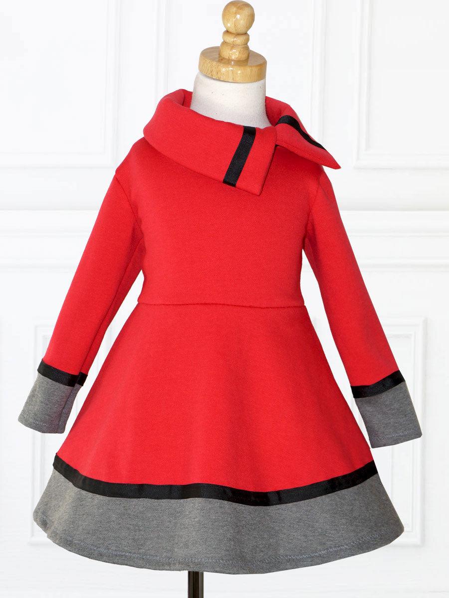 Colorblock Girls Dress Sewing Pattern – TREASURIE
