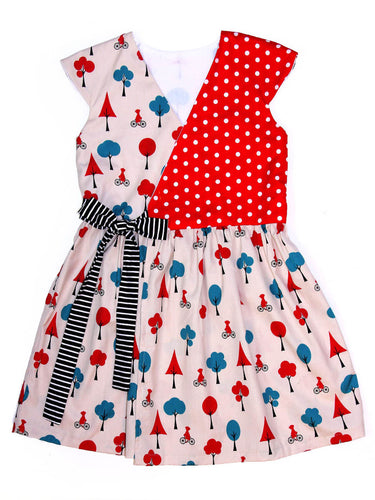 Tessa Girls Wrap Dress Sewing Pattern – TREASURIE