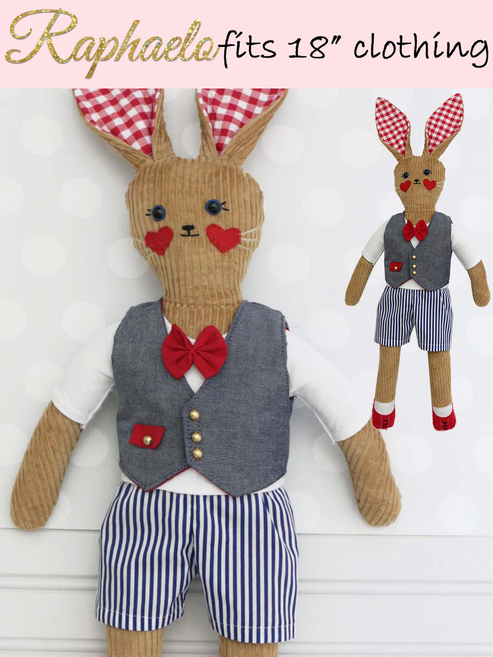 Toy Sewing Patterns | Rag Doll & Stuffed Animal Patterns – TREASURIE