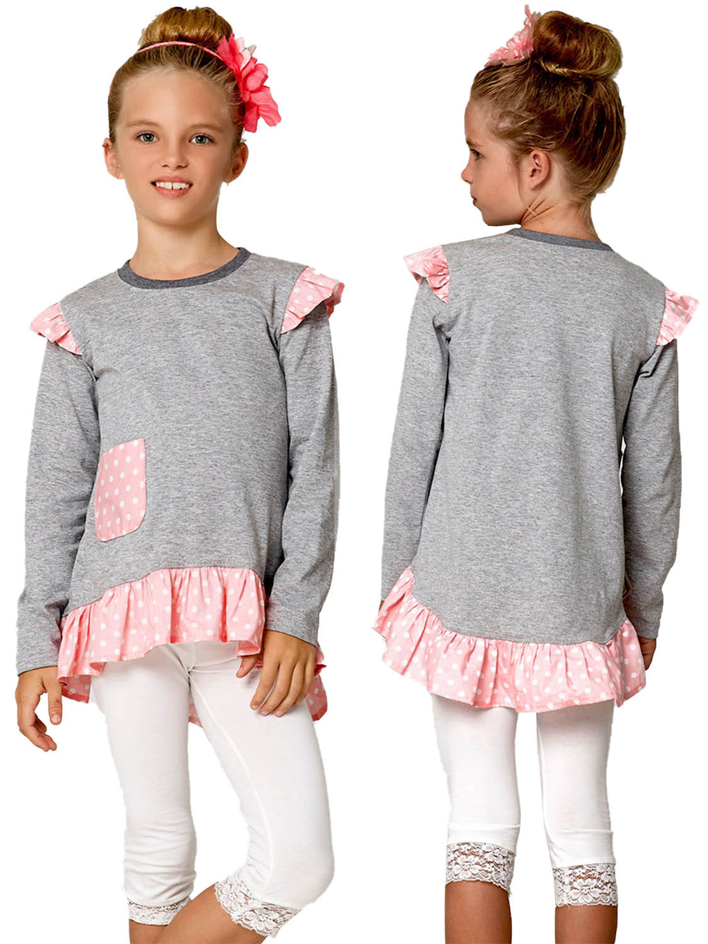 Ursula Girls Top Sewing Pattern – TREASURIE