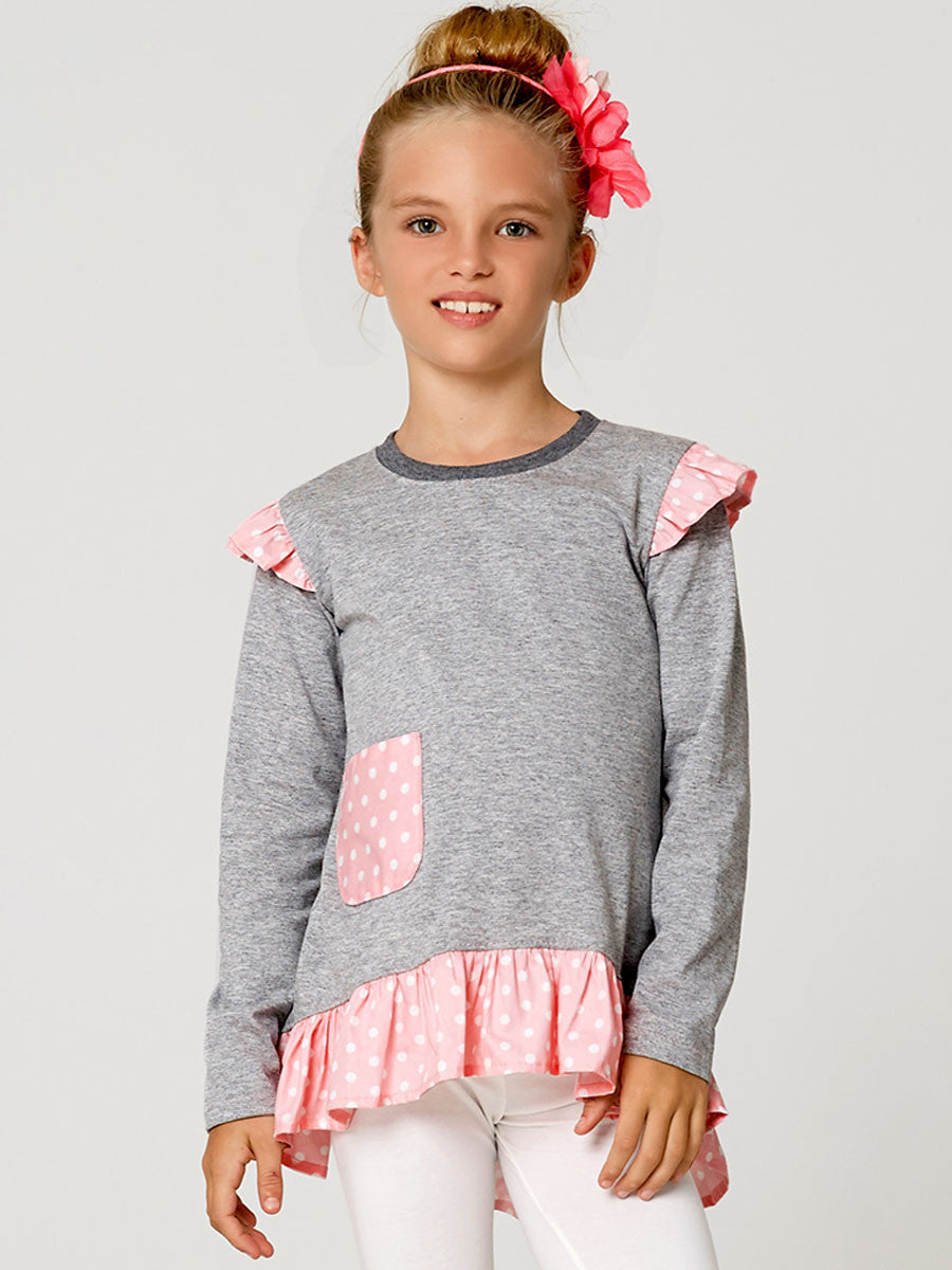 Ursula Girls Top Sewing Pattern – TREASURIE