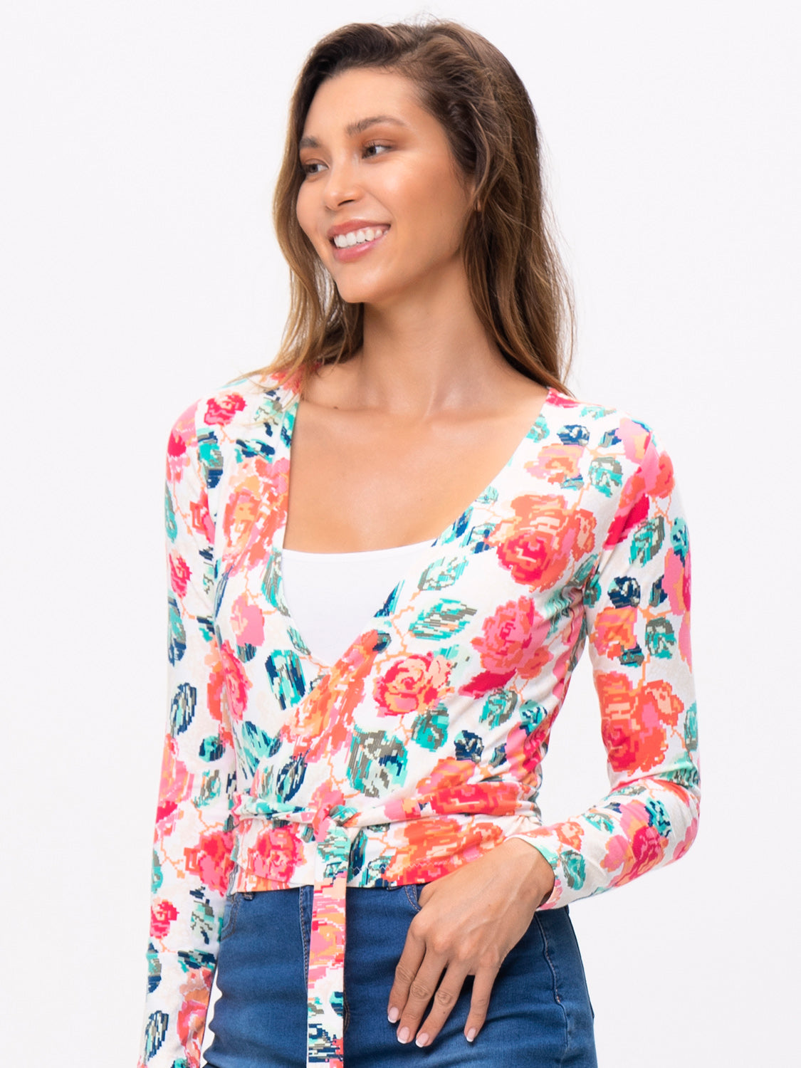 Wrap top pattern for Women (W45-L) – TREASURIE